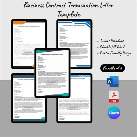 Termination Letter For Misconduct Template Pack Of 10