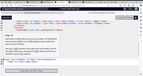 learn html by building a cat photo app step 58 html css the freecodecamp forum