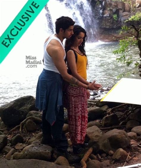 Exclusive Photos Sidharth Malhotra Shraddha Kapoor S Chemistry In The Villain MissMalini