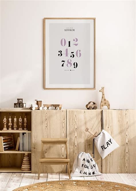 Siffror Poster Barntavlor Gallerix Se