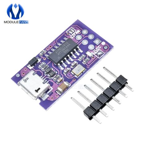 Micro USB Tiny AVR ISP ATtiny44 ATTiny45 ATTiny85 USBTinyISP Programmer Module For Arduino IDE
