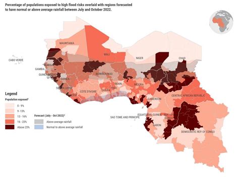 West And Central Africa Over 125000 Displaced By Floods Across 17