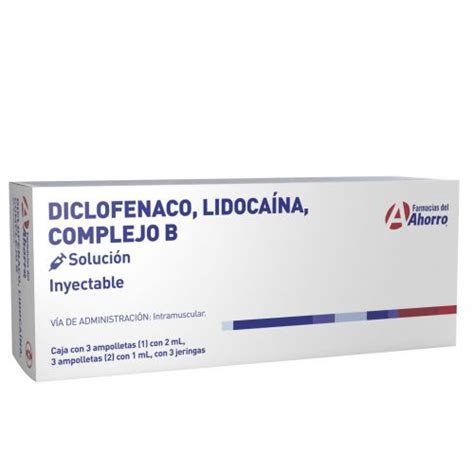 Complejo B Dexametasona Lidocaína Solución Inyectable 55 Off
