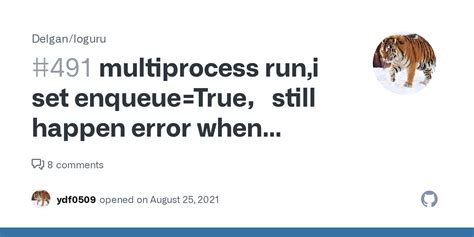 Multiprocess Runi Set Enqueuetrue，still Happen Error When Rotate Log File · Issue 491