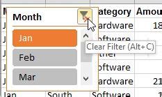 Excel PivotTable A PivotChart And A Slicer On One Sheet