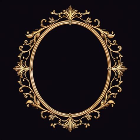 Premium Photo Ancient Golden Frame