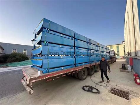 Dymg T Electric Automatic Stationary Dock Leveler Forklift Loading Truck Loading And Unloading