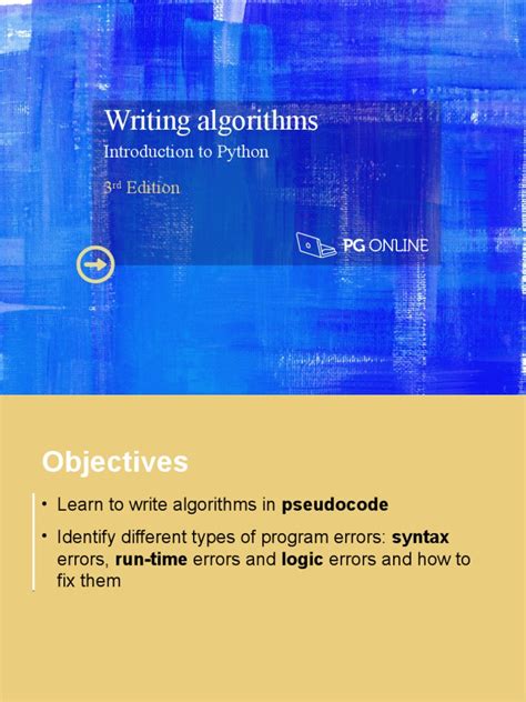 Python L4 Writing Algorithms Pdf License Algorithms