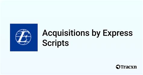 List Of 8 Acquisitions By Express Scripts Jul 2025 Tracxn