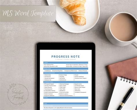 Dbt Progress Note Template For Therapists Counselors Psychologists Social Workers Fillable