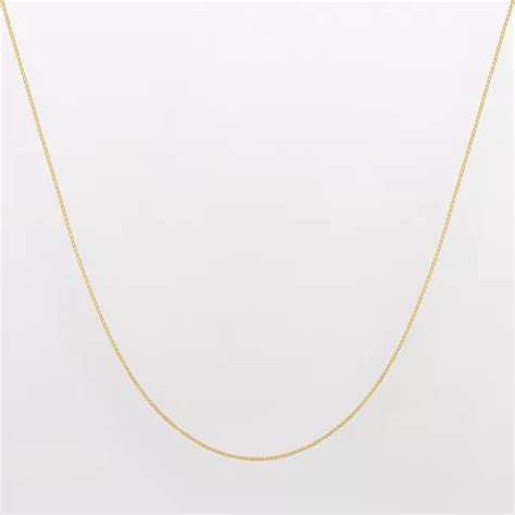 Everlasting Gold 14k Gold Venetian Box Chain Necklace