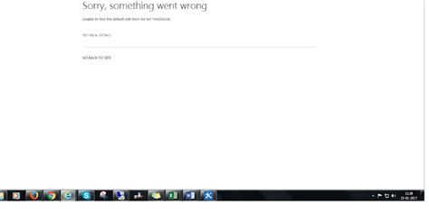 Simpledotnetworld Unable To Find The Default New Or Edit Form For List