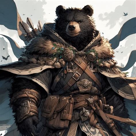 Pin De Jonathan Le Bris Em Ours Em 2024 Personagens Dnd Rpg Druida