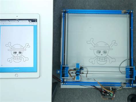 Drawing Via Web Using Micro Step Motor Controller And Phpoc