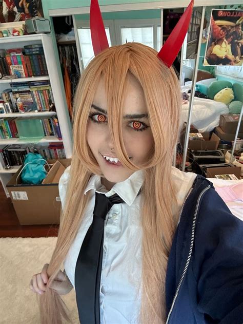 Power Cosplay Chainsaw Man Cosplay Male Cosplay Cosplay Chainsaw