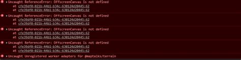 不支持offscreencanvas的浏览器加载地形报错 · issue 200 · maptalks issues · github