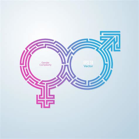 Gender Maze Symbol 11609316 Vector Art At Vecteezy