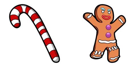 Shrek Gingy And Candy Cane Favorite Cartoon Character Shrek Candy Cane