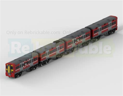 Lego Moc Class 387 Electrostar 4 Carriage Emu Train In Gatwick Express