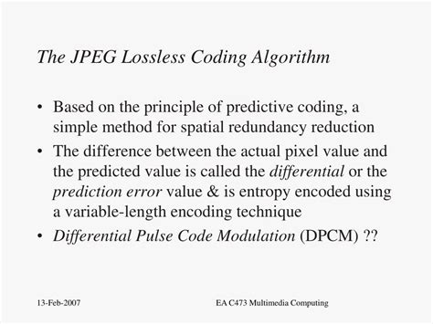 Ppt Jpeg Still Image Compression Standard Powerpoint Presentation Free Download Id3634260