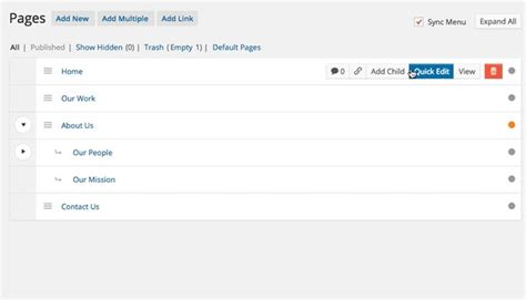 Nested Pages Wordpress Plugins Plugins Words