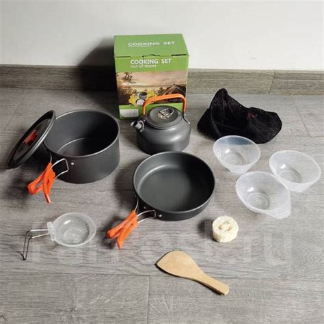 Набор посуды для пикника / похода / туризма AOTU, новый, в наличии ...