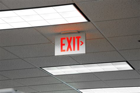 What S The Difference Between Red And Green Exit Signs Advanced Fire Protection Services