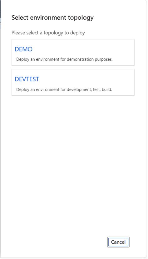 Create A New Environment In Lcs For D365 Finance And Operations Cloudfronts