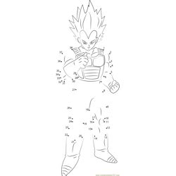 Dragon Ball Connect The Dots Printable Worksheets