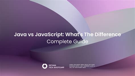 Java Vs Javascript Whats The Difference