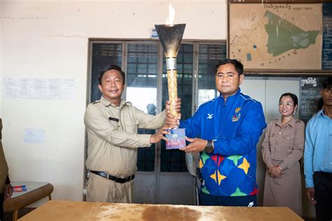 ពិធីដង្ហែព្រះអគ្គិជ័យកីឡាសម្រាប់ព្រឹត្តិការណ៍ស៊ីហ្គេម និងអាស៊ានប៉ារ៉ាហ្គេម ឆ្នាំ២០២៣