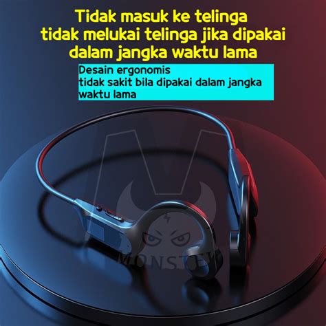 Jual Headset Olahraga Nirkabel Headphone Kait Telinga Lari Earphone Masuk Kartuheadset Bluetooth