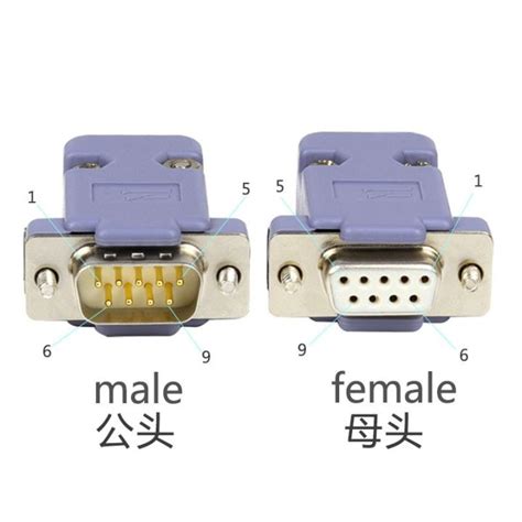 DB9 Serial Port Connector Male Female Cable Socket Plug Solid 9 Pin RS232 To Usb Adapter