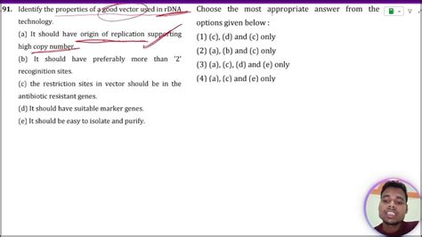 Identify The Properties Of A Good Vector Used In Rdna Technology A It Should Have Origin Of R