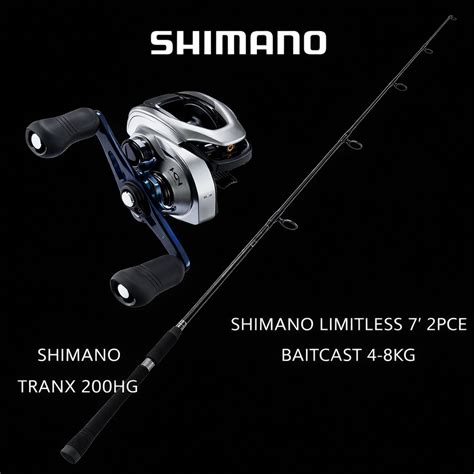 Shimano Tranx 200hg Combo Shimano Limitless 7 Baitcast Rod 4 8kg