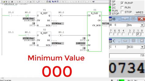 Automatic Up Down Counter In The Plc Youtube
