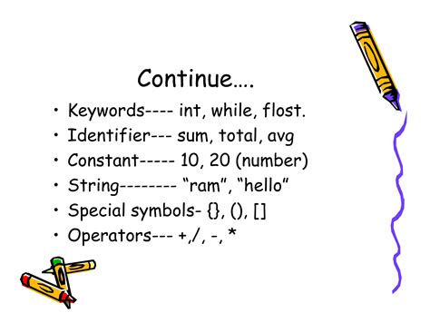 Variable Token And Identifier In C Programming Pdf Programming Languages Computing