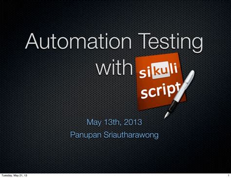 Automation Testing With Sikuli Pdf