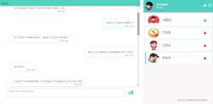 Homepage Realtime Private Chatting Application Codershood