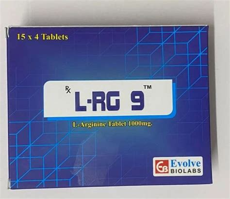 L Rg 9 1000 Mg Tablets At ₹ 1000box L Arginine In Nagpur Id