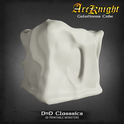 3d Printable Gelatinous Cube Tabletop Classics Series 1 By Arcknight Llc