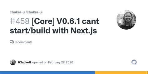 Core V061 Cant Startbuild With Nextjs · Issue 458 · Chakra Ui