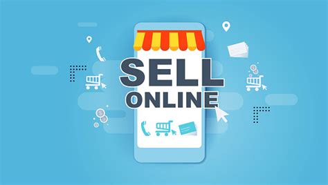 모바일 응용 프로그램 웹 사이트 일러스트 벡터에서 온라인 모바일 쇼핑 쇼핑 카트 아이콘 플랫 레이 전자 상거래 파란색 배경 벡터 일러스트레이션에 응용 프로그램 가격에 대한