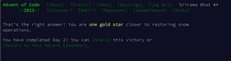 Srirama Bhat On Linkedin Adventofcode Scalerdiscord
