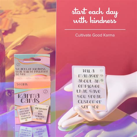 Karma Card Set 54 Fun Playing Cards For Acts Of