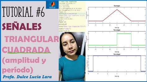 Tutorial Matlab Graficar señales triangular y cuadrada Códigos Teoría YouTube