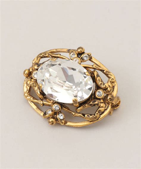 La Totalite（ラトータリテ）の「【ader Bijoux アデル ビジュー】classical Oval Brooch別注（ブローチ