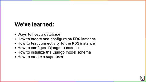 Final Thoughts On Databases Serverless Django With Zappa Newline