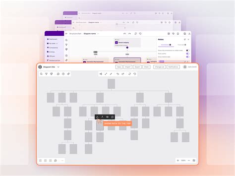 From Wireframe To Final Design Interactive Diagramming Ui By Ewelina