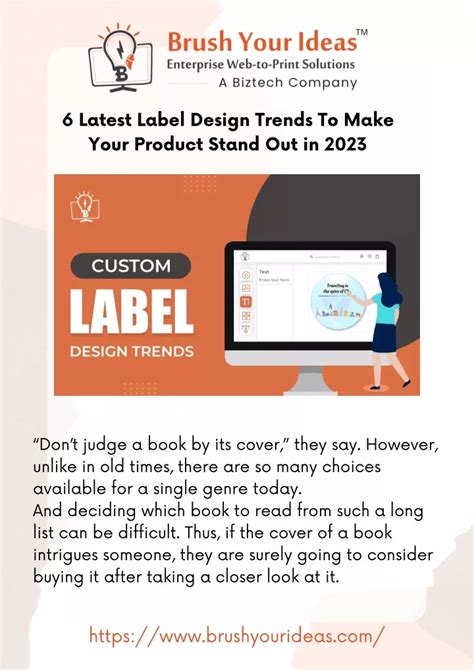 Ppt 6 Latest Label Design Trends To Make Your Product Stand Out In
